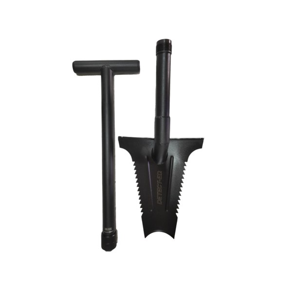 Detect-Ed Black Stealth Shovel | Metal Detecting Shovel – Detect-Ed Australia