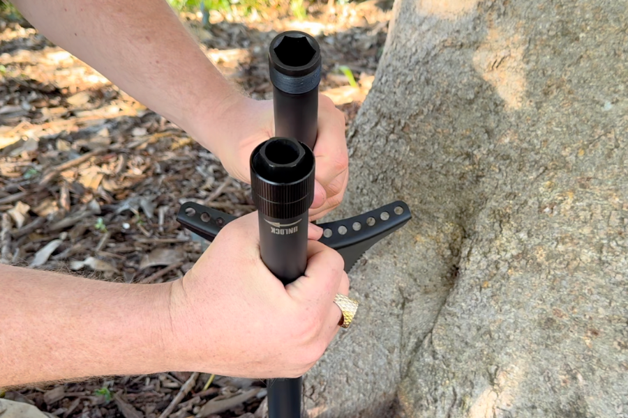 Detect-Ed Black Stealth Shovel | Metal Detecting Shovel – Detect-Ed ...